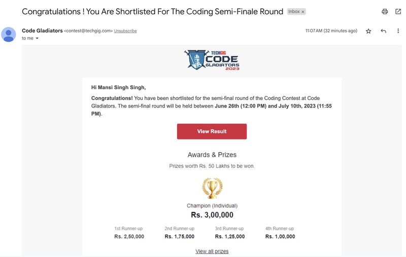 Mansi Singh on LinkedIn: #codegladiators #semifinals #coding Mansi Singh on LinkedIn: #codegladiators #semifinals #coding
