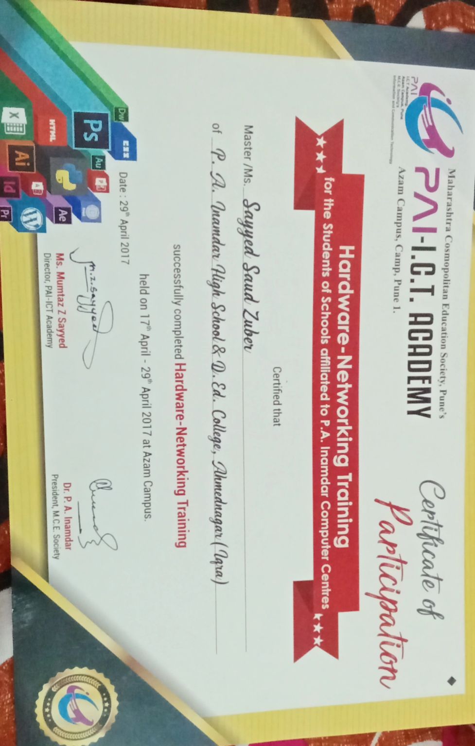 Sayyed Saud on LinkedIn: CERTIFICATIONS 🤝 Sayyed Saud on LinkedIn: CERTIFICATIONS 🤝