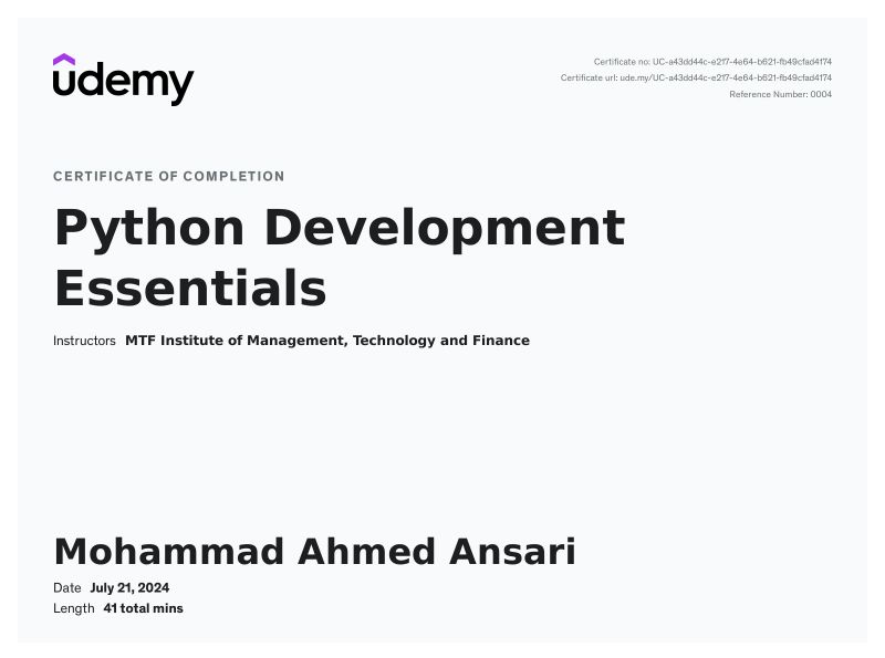 Mohammad Ahmed Ansari on LinkedIn: #python #programming # ... Mohammad Ahmed Ansari on LinkedIn: #python #programming # ...