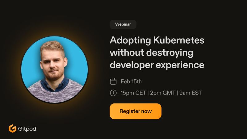 Gitpod on LinkedIn: Join us Thursday, February 15th to learn how to use ... Gitpod on LinkedIn: Join us Thursday, February 15th to learn how to use ...