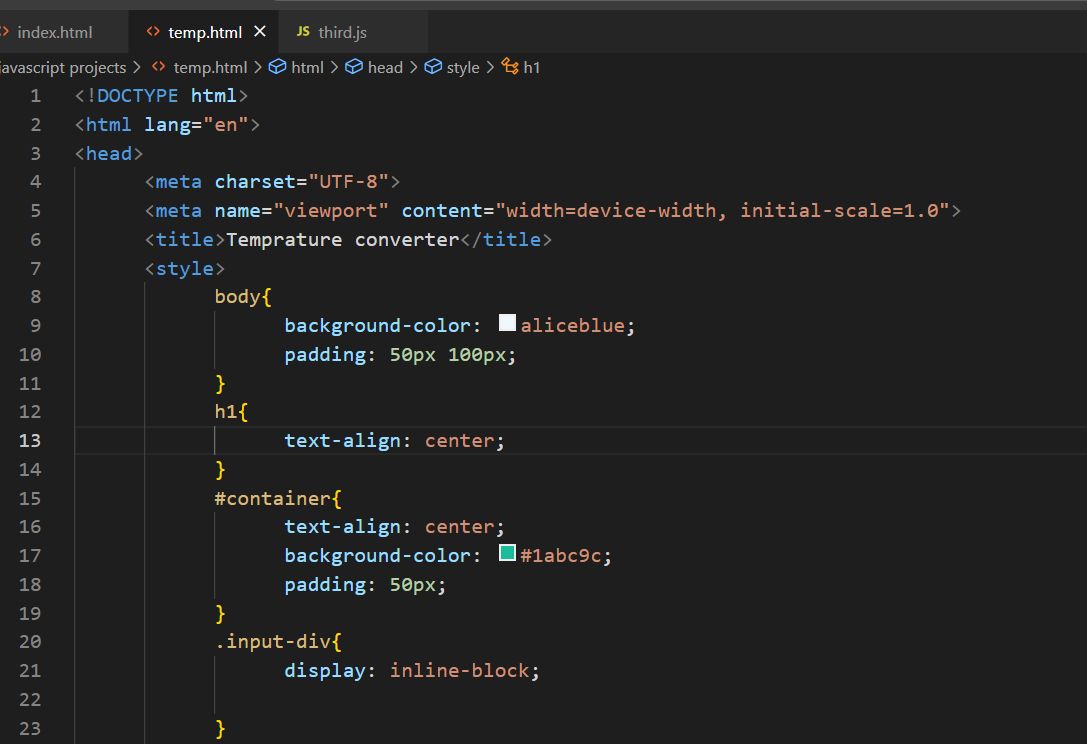 Akash khan on LinkedIn: This is temprature converter code . i used here ... Akash khan on LinkedIn: This is temprature converter code . i used here ...