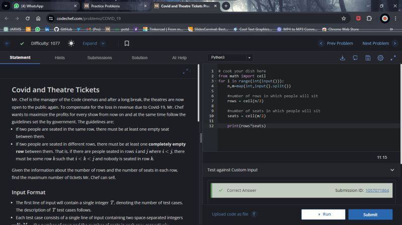 Aayush Talukdar on LinkedIn: #codechef #codingchallenge #pythoncoding # ... Aayush Talukdar on LinkedIn: #codechef #codingchallenge #pythoncoding # ...