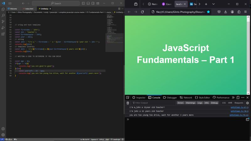 Akinyemi odunayo on LinkedIn: #day2 #javascript #js #webdev #coding # ... Akinyemi odunayo on LinkedIn: #day2 #javascript #js #webdev #coding # ...