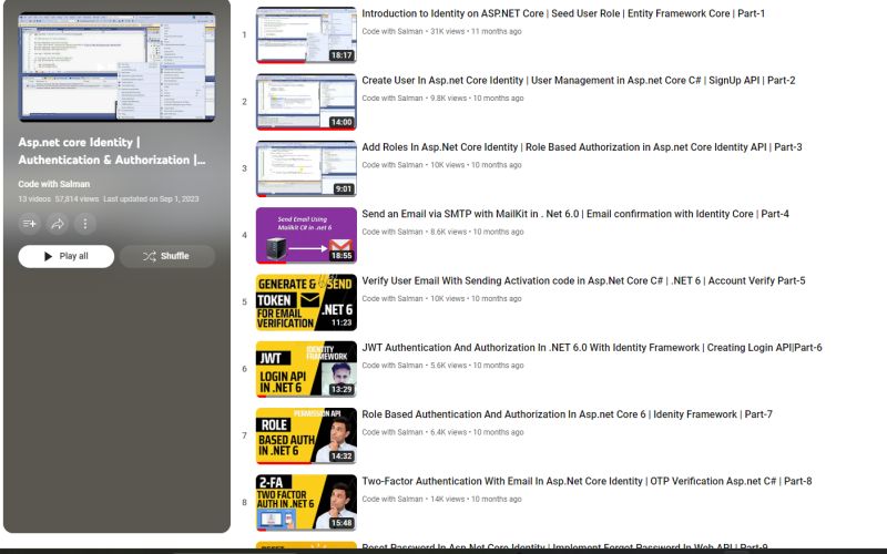 Salman Masood on LinkedIn: #codewithsalman #aspnetcore #tutorials # ... Salman Masood on LinkedIn: #codewithsalman #aspnetcore #tutorials # ...