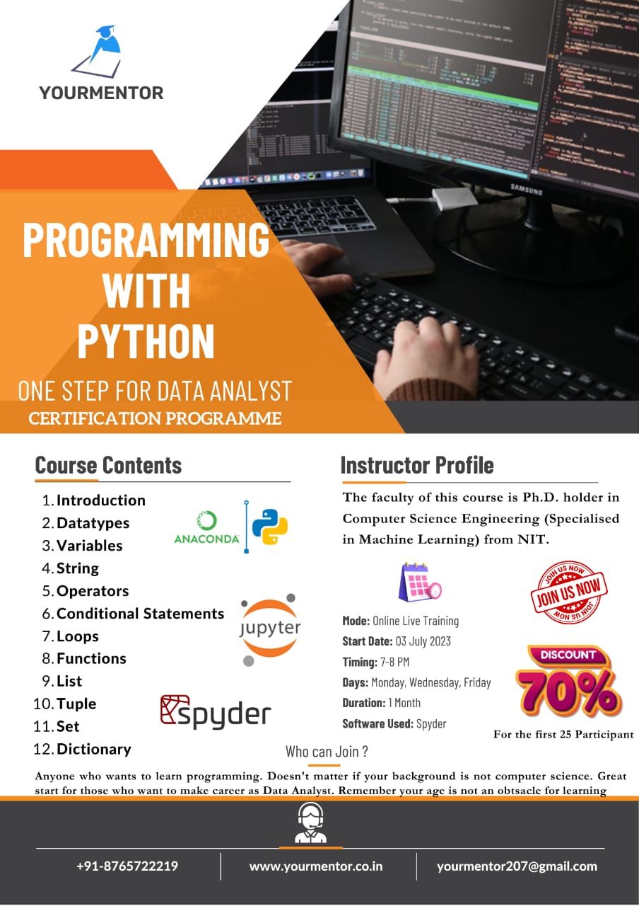 Sakshi Aggarwal on LinkedIn: Happy to announce this Python ... Sakshi Aggarwal on LinkedIn: Happy to announce this Python ...