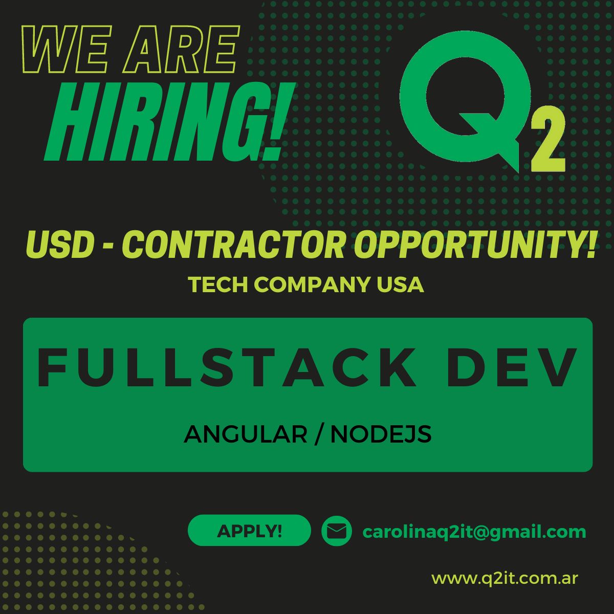 Martín Riveira on LinkedIn: #fullstackdeveloper #angular #nodejs #job ... Martín Riveira on LinkedIn: #fullstackdeveloper #angular #nodejs #job ...