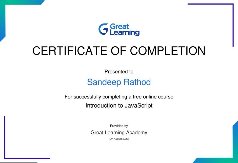 Sandeep Rathod on LinkedIn: #javascript #javascriptdeveloper # ... Sandeep Rathod on LinkedIn: #javascript #javascriptdeveloper # ...