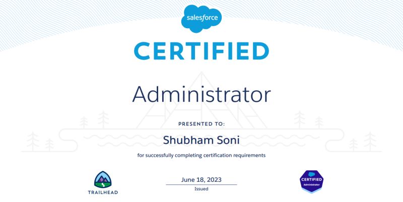 Shubham Soni on LinkedIn: #salesforceadministrator Shubham Soni on LinkedIn: #salesforceadministrator