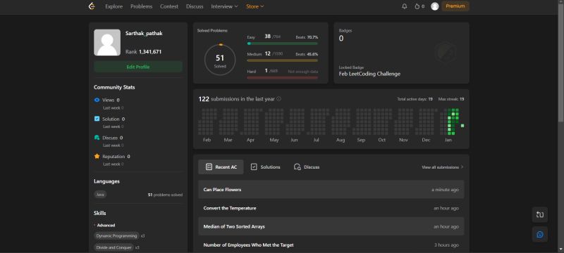 Sarthak Pathak on LinkedIn: #leetcode #day19 #leetcodechallenge #coding ... Sarthak Pathak on LinkedIn: #leetcode #day19 #leetcodechallenge #coding ...