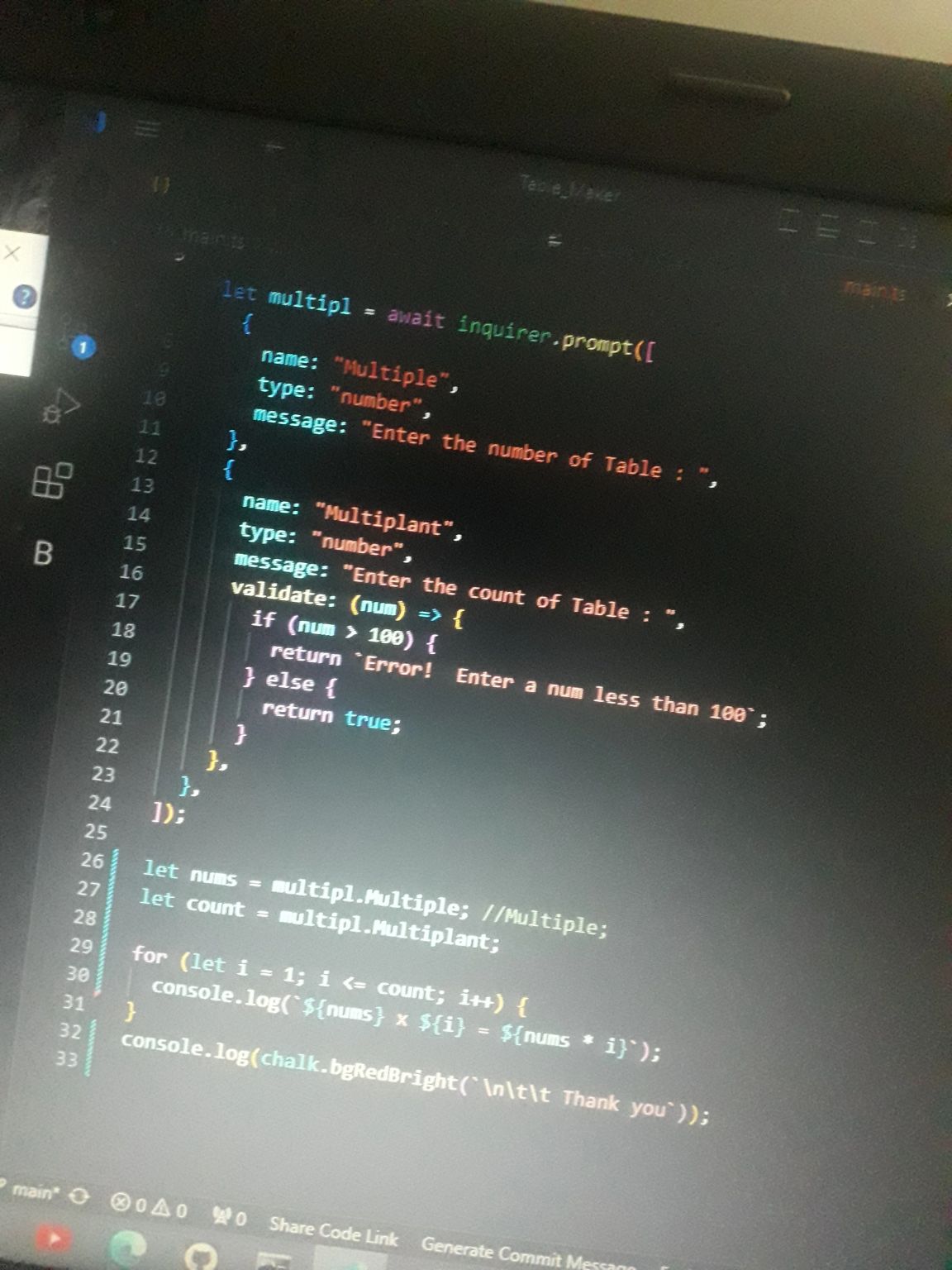 Abdullah Muhammad jawed on LinkedIn: Here is my Table Writer for ... Abdullah Muhammad jawed on LinkedIn: Here is my Table Writer for ...