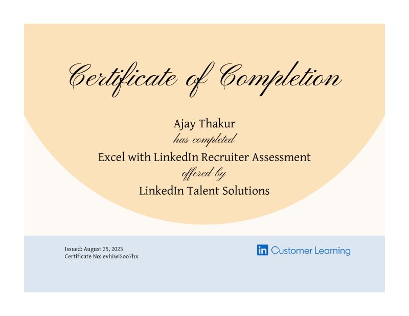 Ajay Thakur on LinkedIn: I’m happy to share that I’ve obtained a new ... Ajay Thakur on LinkedIn: I’m happy to share that I’ve obtained a new ...