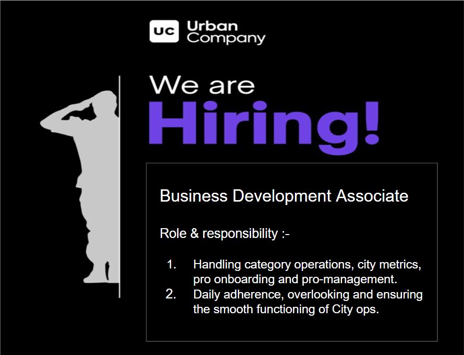 Nitesh Seth on LinkedIn: Urban Company [Hiring Business Development ... Nitesh Seth on LinkedIn: Urban Company [Hiring Business Development ...