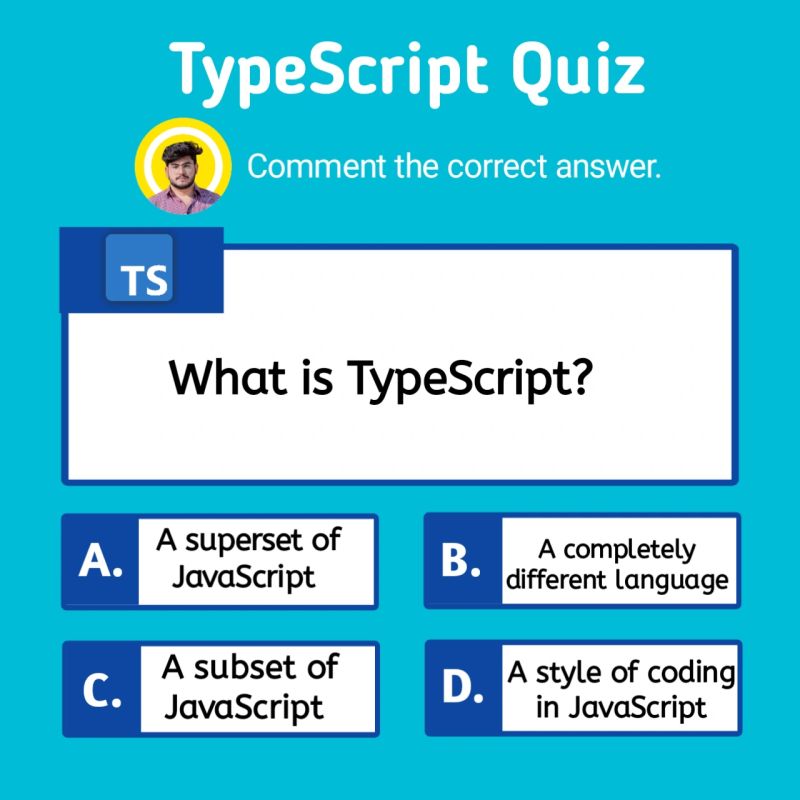 How TypeScript Quiz can boost your learning | M. Khadim Hussain posted ... How TypeScript Quiz can boost your learning | M. Khadim Hussain posted ...