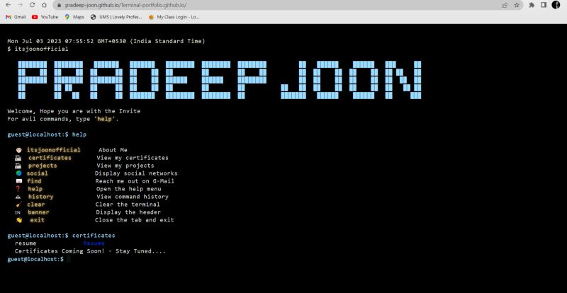 Pradeep Joon on LinkedIn: #portfoliowebsite #html #css #javascript # ... Pradeep Joon on LinkedIn: #portfoliowebsite #html #css #javascript # ...