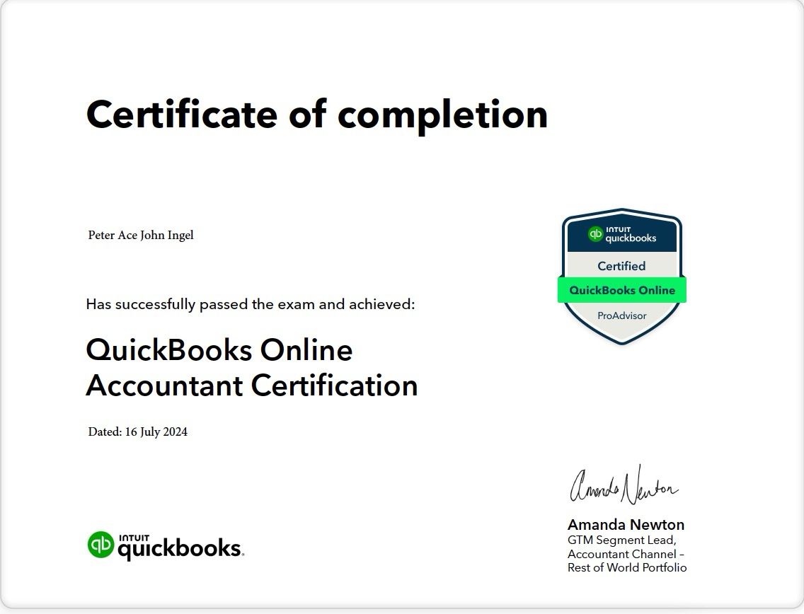 Peter Ace John Ingel, CPA on LinkedIn: #quickbooks #quickbooksonline # ... Peter Ace John Ingel, CPA on LinkedIn: #quickbooks #quickbooksonline # ...