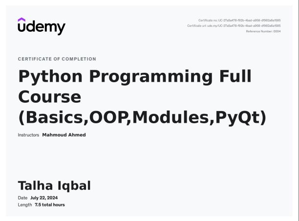 Its Talha🦈 on LinkedIn: #python #programming #udemy #learning #coding # ... Its Talha🦈 on LinkedIn: #python #programming #udemy #learning #coding # ...