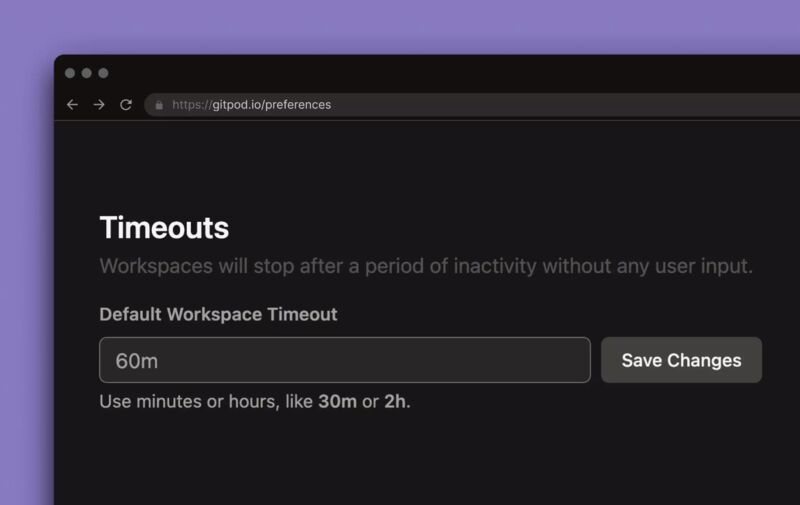Gitpod on LinkedIn: Introducing: Flexible Timeouts 🥳 ! You can now set ... Gitpod on LinkedIn: Introducing: Flexible Timeouts 🥳 ! You can now set ...