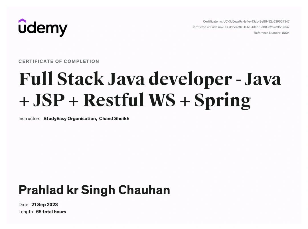 Prahlad Singh Chauhan on LinkedIn: #fullstackdeveloper #java #jsp # ... Prahlad Singh Chauhan on LinkedIn: #fullstackdeveloper #java #jsp # ...