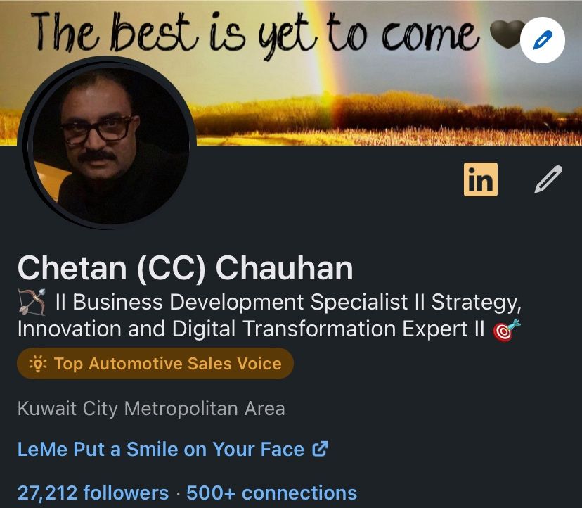 Chetan Chauhan on LinkedIn: #connections #cctales Chetan Chauhan on LinkedIn: #connections #cctales