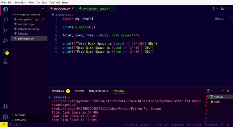 Nitish Chintakindi on LinkedIn: #devops #python #pythonprogramming # ... Nitish Chintakindi on LinkedIn: #devops #python #pythonprogramming # ...