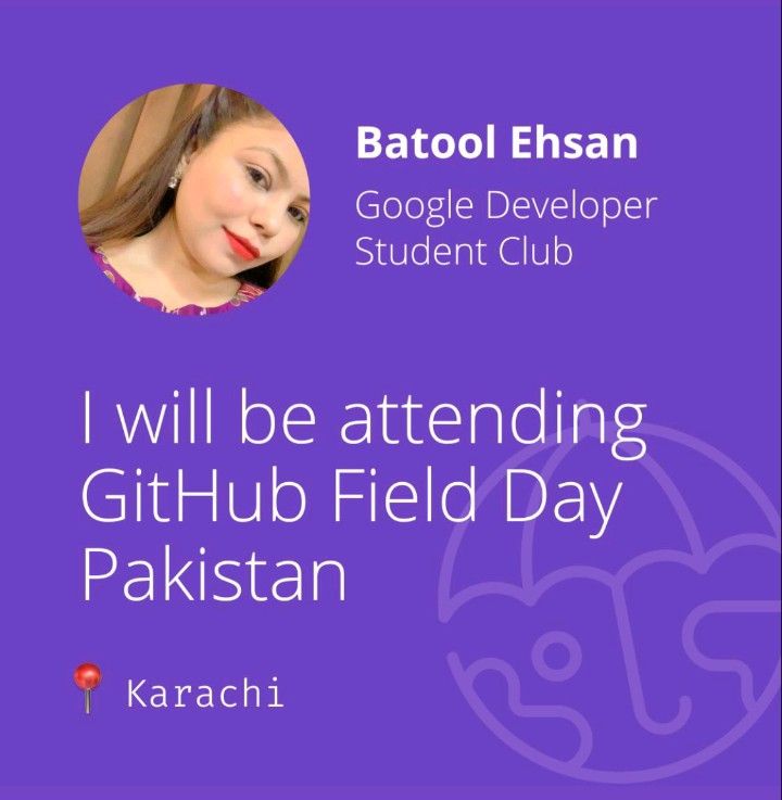 Batool Ehsan on LinkedIn: #gdsc #google #github #githubfieldday # ... Batool Ehsan on LinkedIn: #gdsc #google #github #githubfieldday # ...