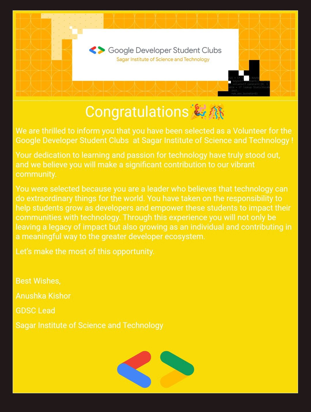 Atharv Rao Rege on LinkedIn: #volunteerteam #gdsc #gdscvolunteer # ... Atharv Rao Rege on LinkedIn: #volunteerteam #gdsc #gdscvolunteer # ...