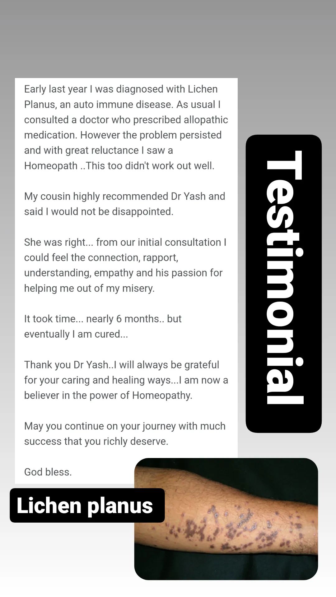 Dr Yash Soni on LinkedIn: #testimonial Dr Yash Soni on LinkedIn: #testimonial