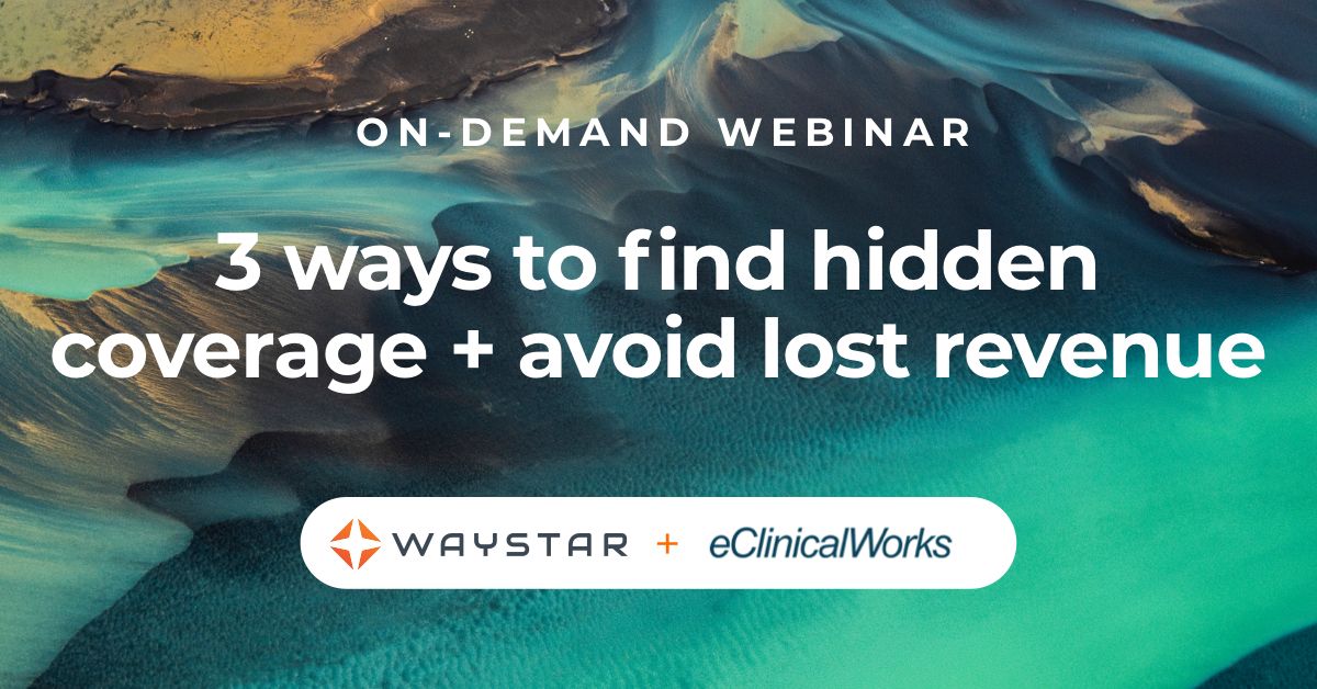 Waystar on LinkedIn: WEBINAR: Cracking the hidden-coverage code Waystar on LinkedIn: WEBINAR: Cracking the hidden-coverage code