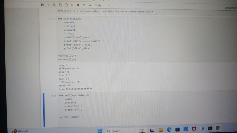 Yashoda Pathak on LinkedIn: basic calculations via function in python ... Yashoda Pathak on LinkedIn: basic calculations via function in python ...