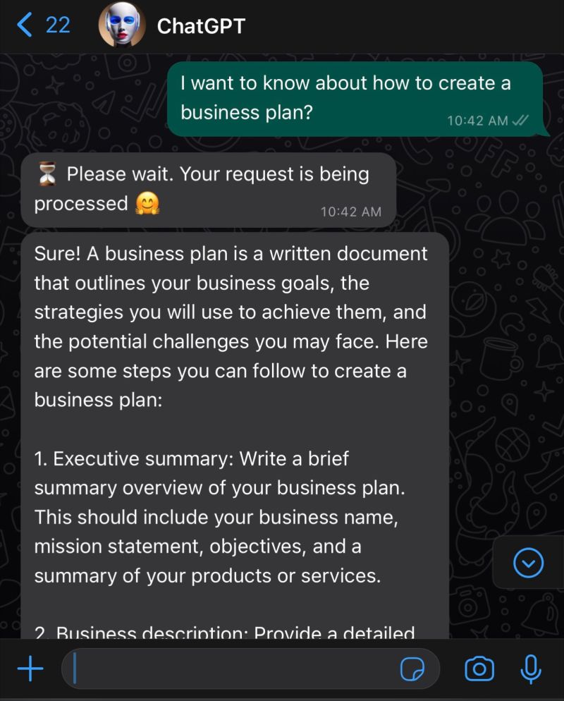 Mohammed Morsi Tantawi on LinkedIn: #openai #chatgpt #whatsapp Mohammed Morsi Tantawi on LinkedIn: #openai #chatgpt #whatsapp