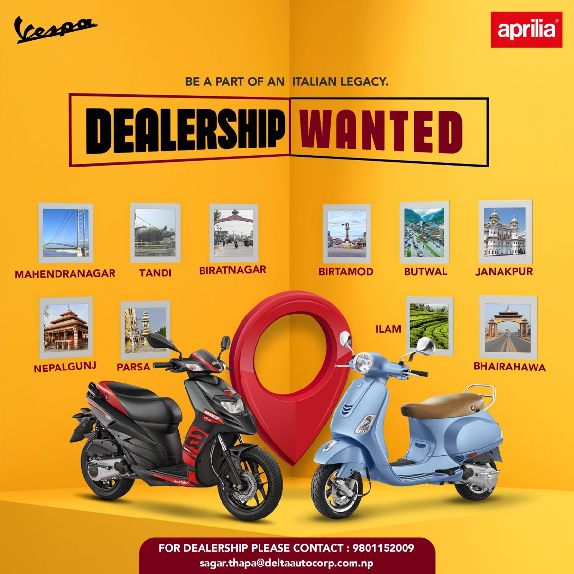 Sagar Thapa on LinkedIn: Seeking Dealership Opportunities: Vespa and ... Sagar Thapa on LinkedIn: Seeking Dealership Opportunities: Vespa and ...