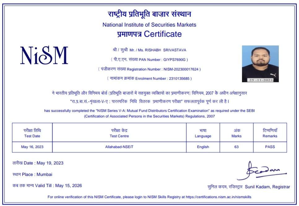 Rishabh Srivastava on LinkedIn: Hello connections!!I am glad to share ... Rishabh Srivastava on LinkedIn: Hello connections!!I am glad to share ...