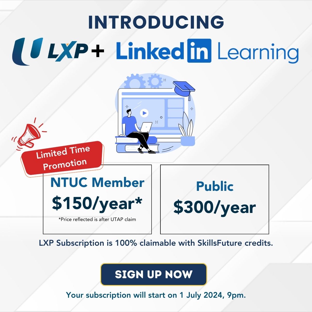 Lay Tuan Tan on LinkedIn: Claimable with Skillsfuture credits. Sign up now! Lay Tuan Tan on LinkedIn: Claimable with Skillsfuture credits. Sign up now!