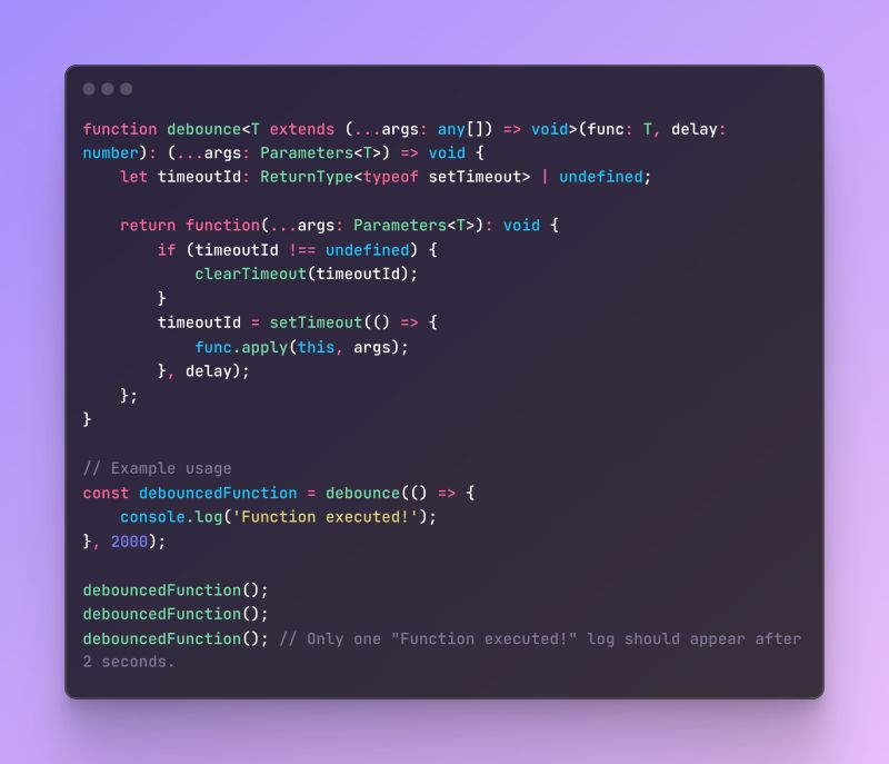 Ben Hanson on LinkedIn: Typescript Question: Write a function called ... Ben Hanson on LinkedIn: Typescript Question: Write a function called ...