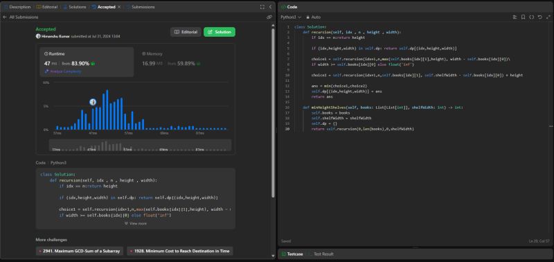 Himanshu Kumar on LinkedIn: #100daysofcode #leetcode #dailystreak # ... Himanshu Kumar on LinkedIn: #100daysofcode #leetcode #dailystreak # ...