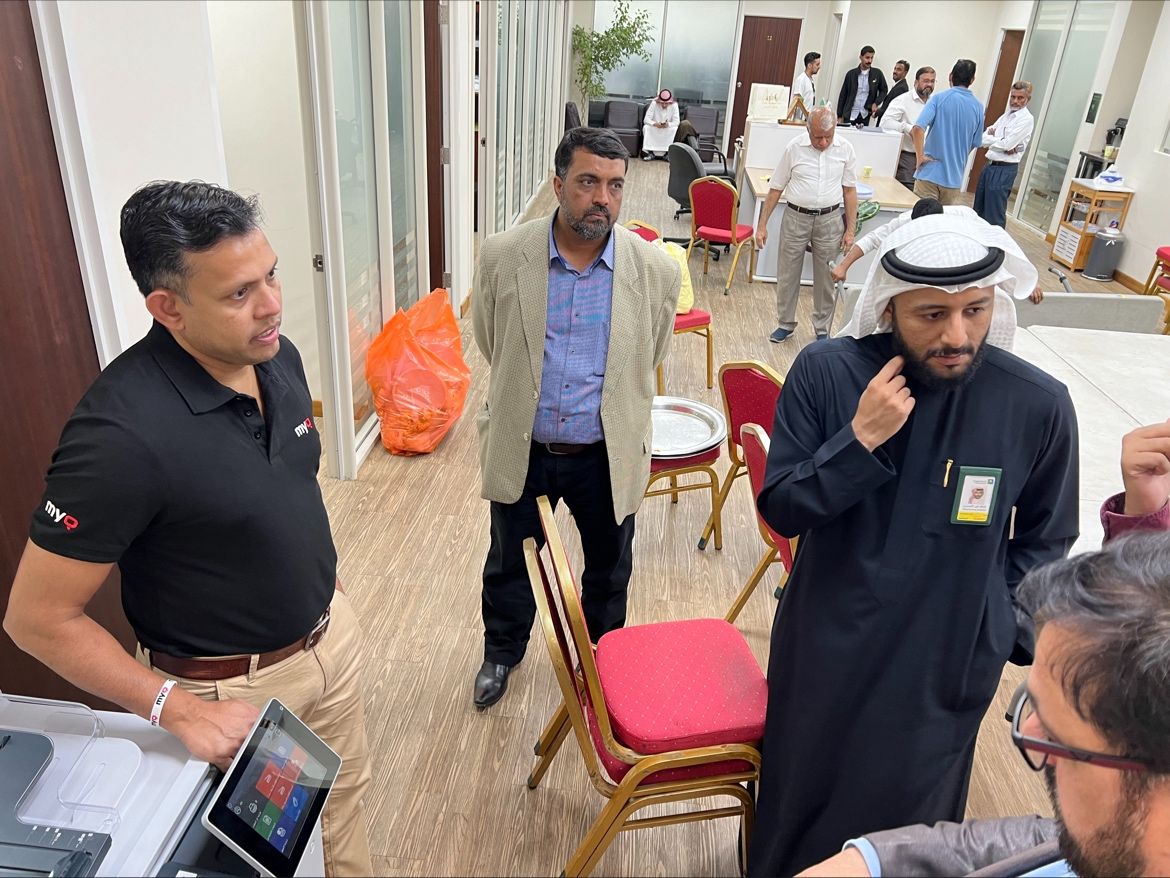 Vinayak Bhat on LinkedIn: Rajeev Sivaraman explaining about the MyQ ... Vinayak Bhat on LinkedIn: Rajeev Sivaraman explaining about the MyQ ...