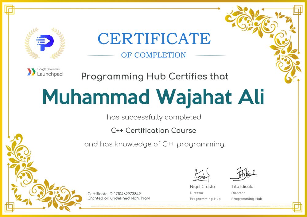 Muhammad Wajahat Ali on LinkedIn: #cplusplus #programming #learning # ... Muhammad Wajahat Ali on LinkedIn: #cplusplus #programming #learning # ...