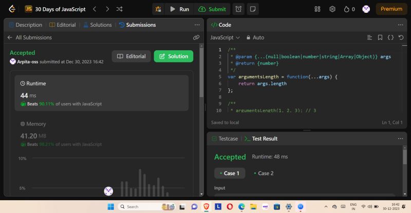 Arpita Bais on LinkedIn: #codejourney #30daysofjs #leetcodechallenge Arpita Bais on LinkedIn: #codejourney #30daysofjs #leetcodechallenge