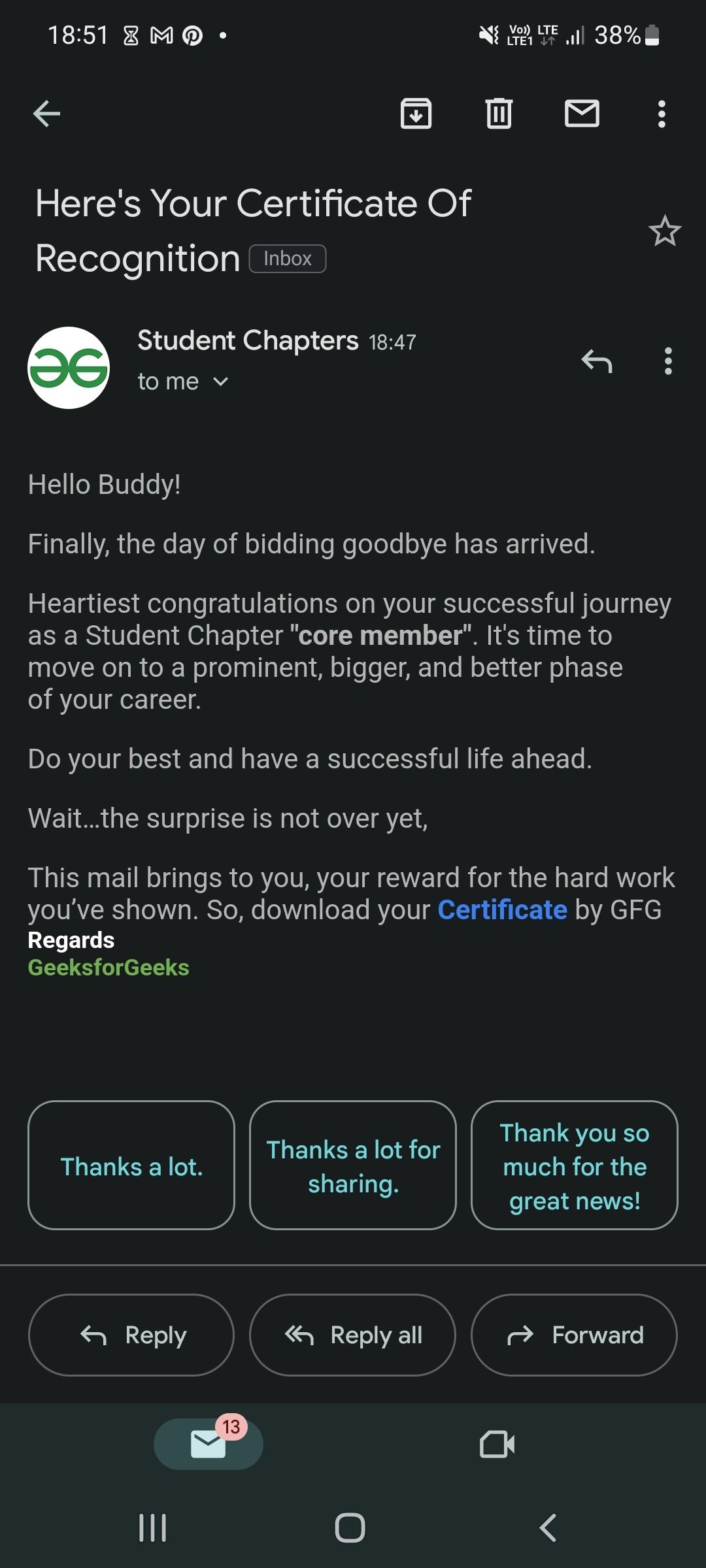 Rishabh Parmar on LinkedIn: #gfg #gfgbvm #bvm Rishabh Parmar on LinkedIn: #gfg #gfgbvm #bvm