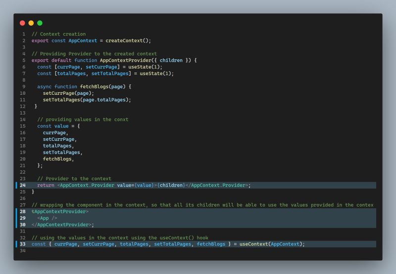 Ishan Jagani on LinkedIn: #reactjs #learningreact #contextapi #context ... Ishan Jagani on LinkedIn: #reactjs #learningreact #contextapi #context ...