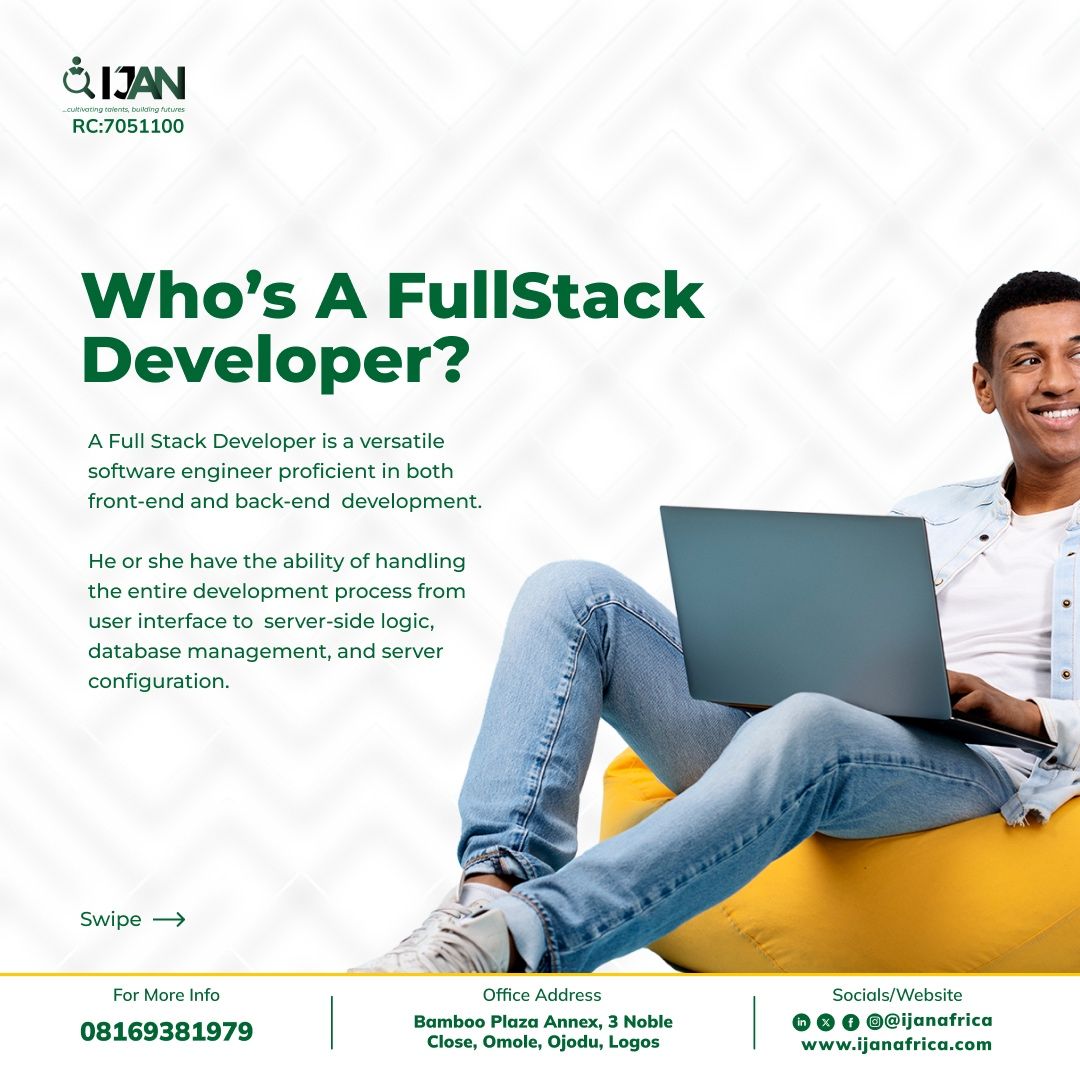 IJAN AFRICA on LinkedIn: #tech #fullstackdeveloper #backend # ... IJAN AFRICA on LinkedIn: #tech #fullstackdeveloper #backend # ...