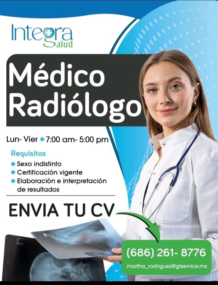 Martha Rodriguez on LinkedIn: solicito: Medico Radiologo Responsable de ... Martha Rodriguez on LinkedIn: solicito: Medico Radiologo Responsable de ...