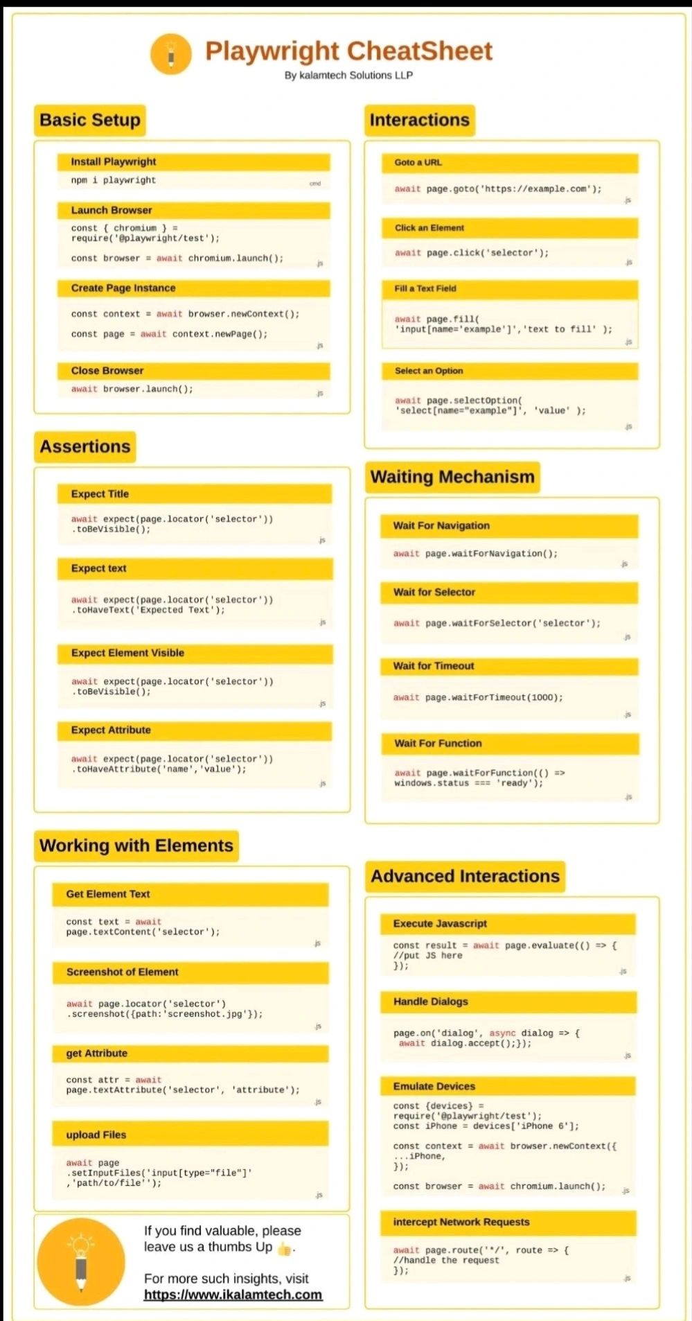 Ismail DHIBI on LinkedIn: Playwright CheatSheet Ismail DHIBI on LinkedIn: Playwright CheatSheet