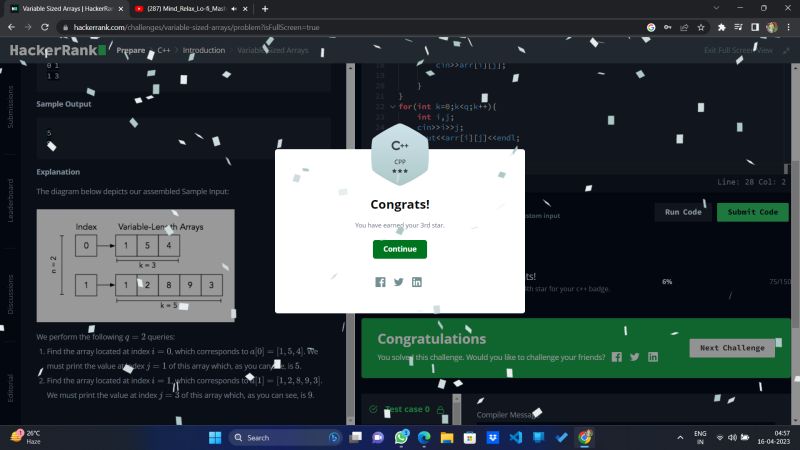 Vijay Kumar Chaurasiya on LinkedIn: #hackerrank #language #share # ... Vijay Kumar Chaurasiya on LinkedIn: #hackerrank #language #share # ...
