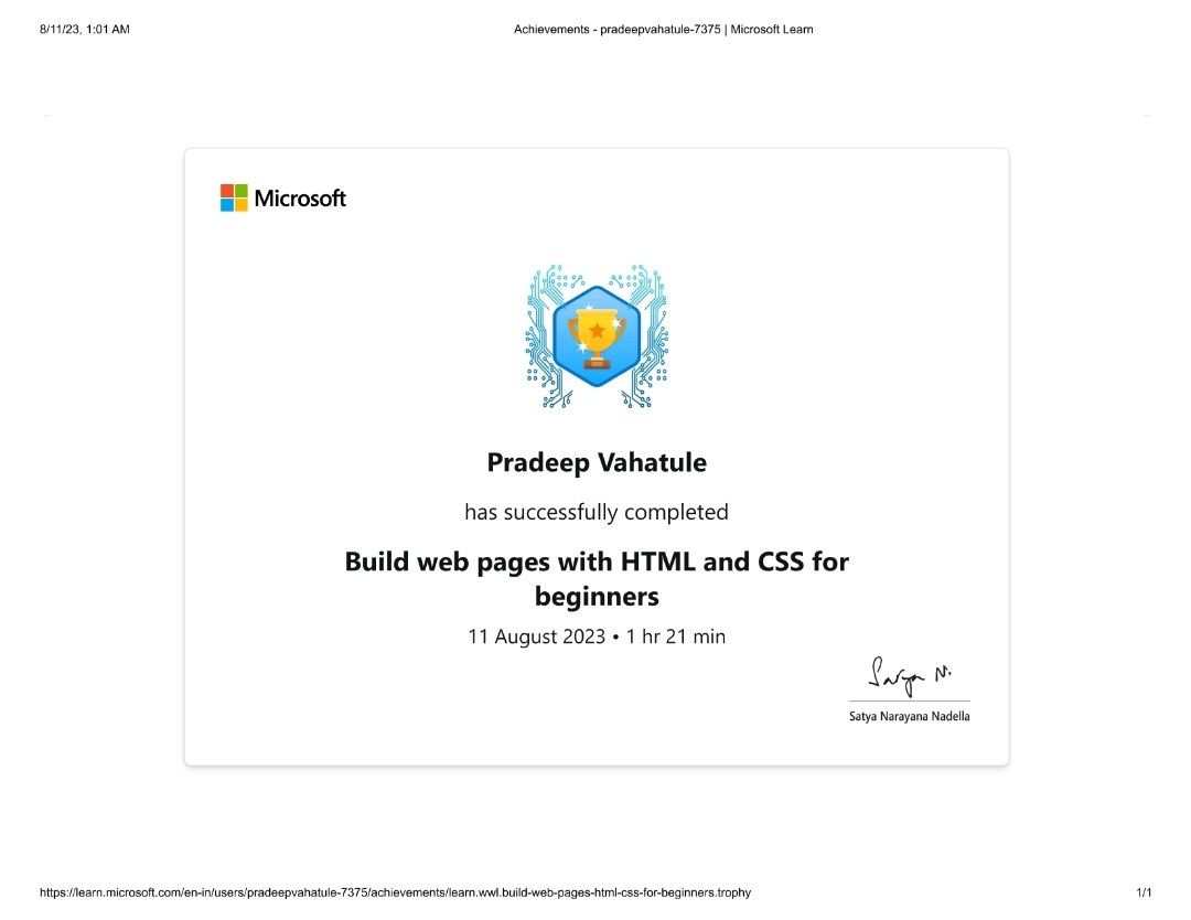 Pradeep Vahatule on LinkedIn: #webdevelopment #html #css # ... Pradeep Vahatule on LinkedIn: #webdevelopment #html #css # ...