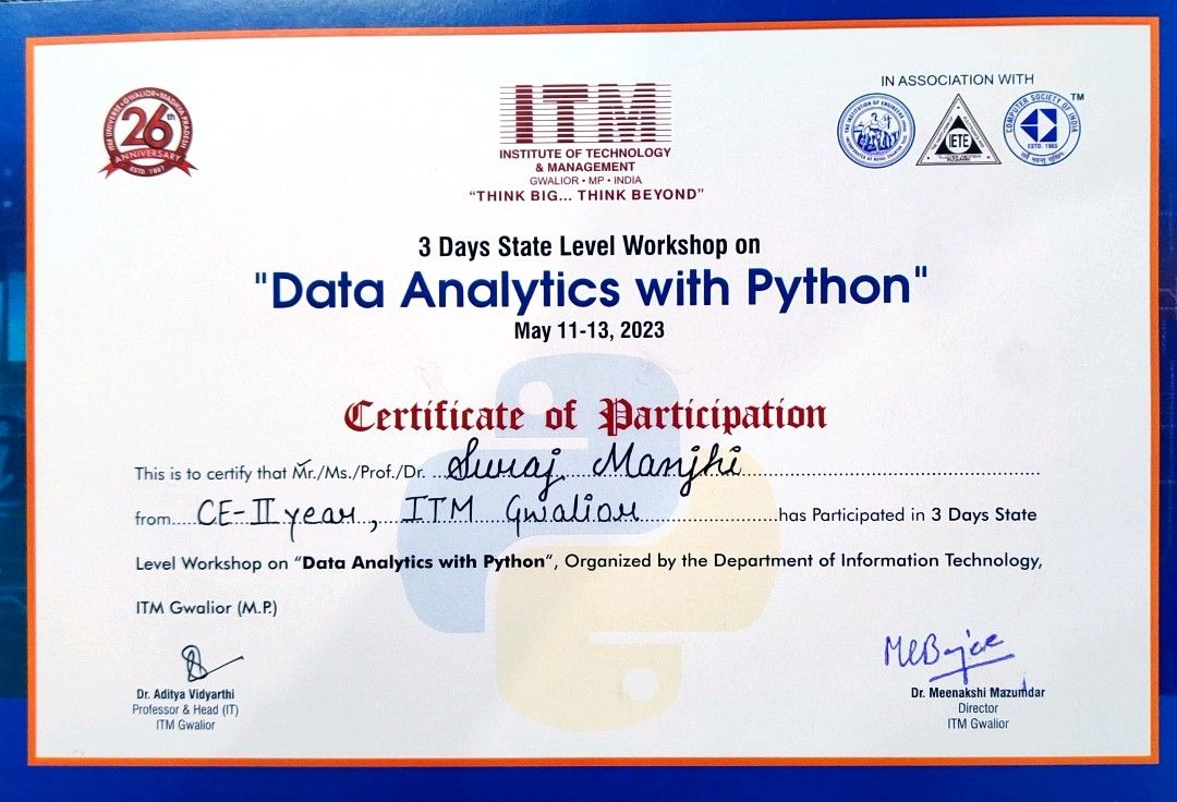 Suraj Manjhi on LinkedIn: #python #dataanalytics Suraj Manjhi on LinkedIn: #python #dataanalytics