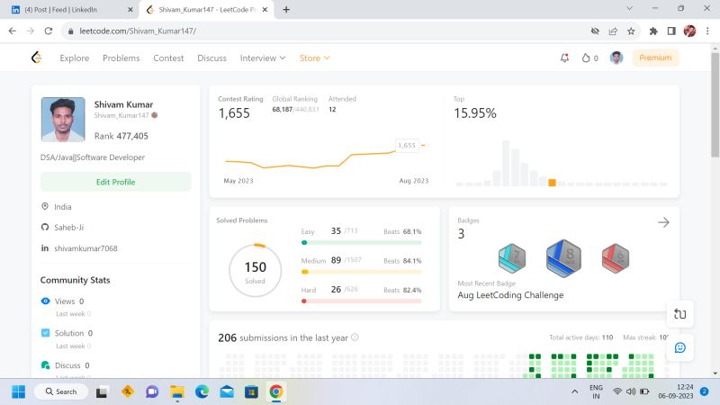 Shivam Kumar on LinkedIn: #happyleetcoding #leetcode #complexity # ... Shivam Kumar on LinkedIn: #happyleetcoding #leetcode #complexity # ...