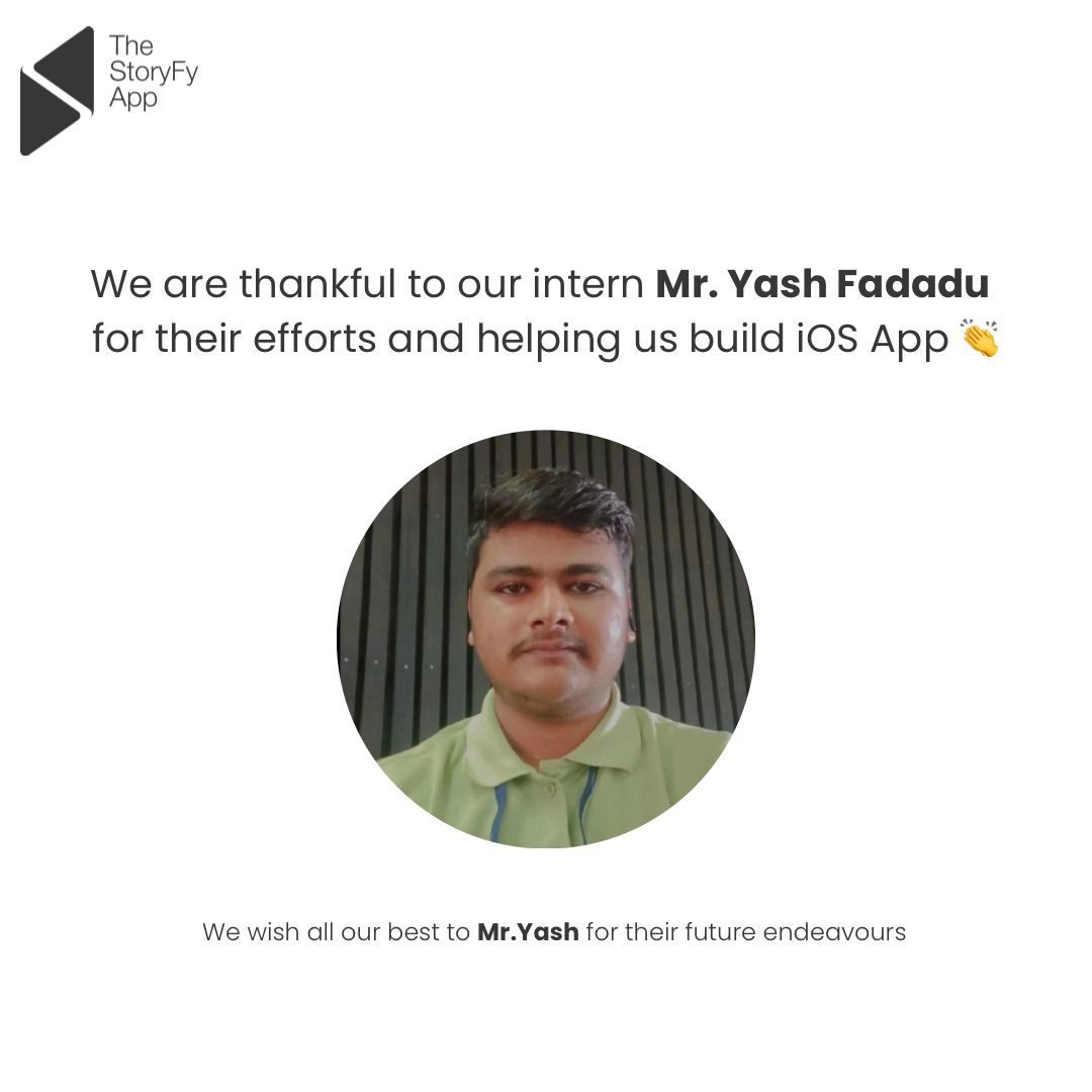 Yash Fadadu on LinkedIn: #appdevelopment #flutter #storyfy #startup # ... Yash Fadadu on LinkedIn: #appdevelopment #flutter #storyfy #startup # ...