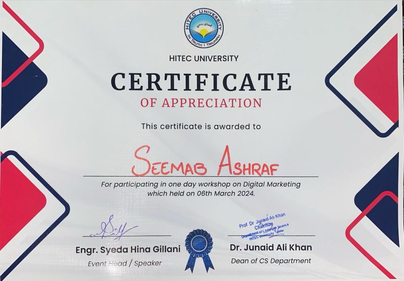 Seemab Ashraf on LinkedIn: #digitalmarketing #professionaldevelopment # ... Seemab Ashraf on LinkedIn: #digitalmarketing #professionaldevelopment # ...