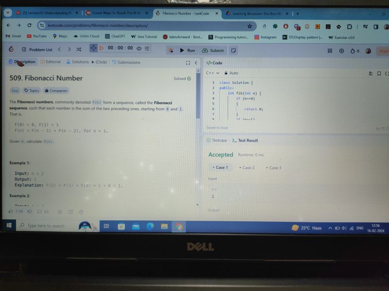 Shyam paroha on LinkedIn: #dsa #learningjourney #recursionahead Shyam paroha on LinkedIn: #dsa #learningjourney #recursionahead